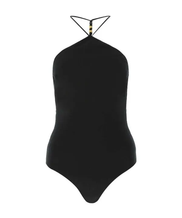 Bottega Veneta Beaded Strap Bodysuit - Black