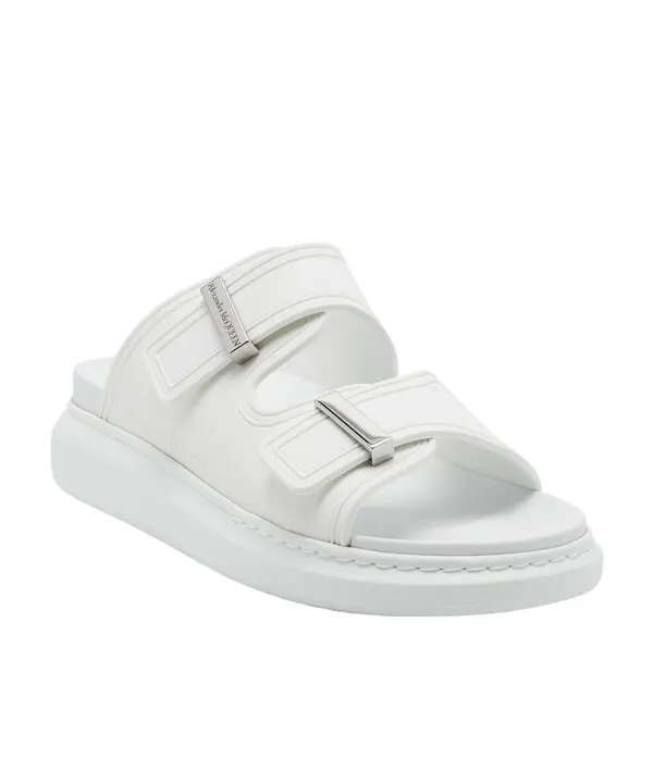 Alexander McQueen Hybrid Slides With Silver Hardware - Ivory