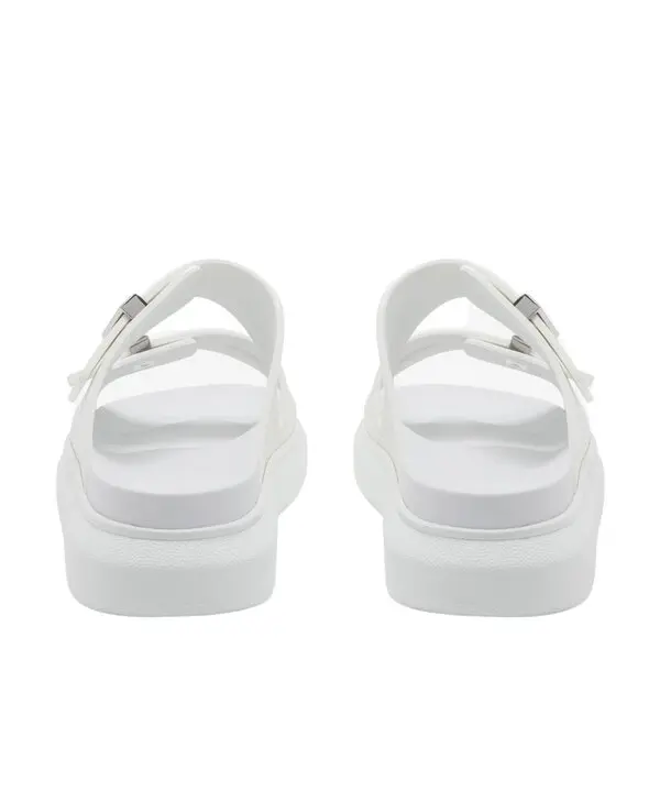 Alexander McQueen Hybrid Slides With Silver Hardware - Ivory