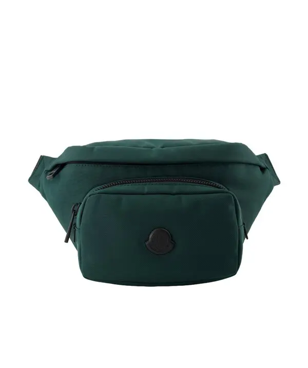 Moncler Logo Patch Belt Bag - Forest Green