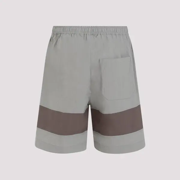 CRAIG GREEN Panelled Elasticated Waistband Shorts - Gray