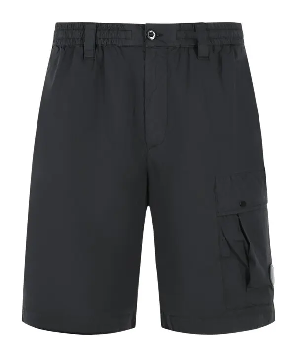 C.P. COMPANY Cargo Lens Pocket Shorts - Black