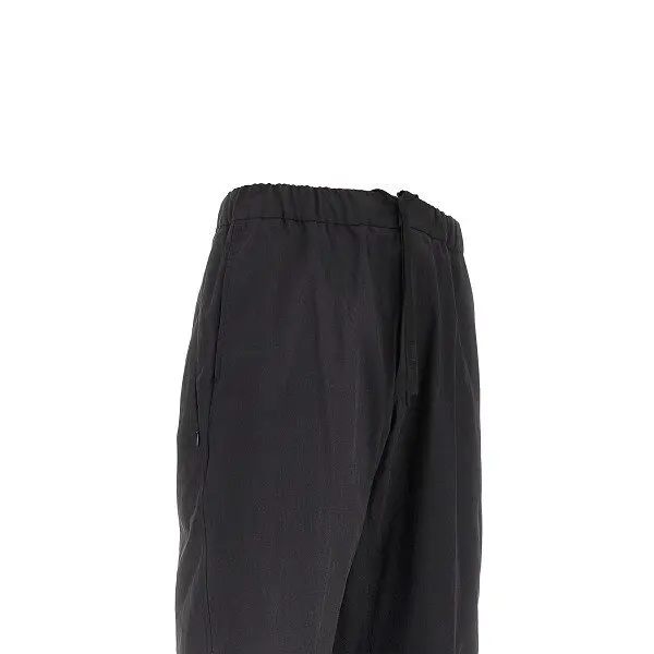 Herno Elasticated-waist Trousers - Black