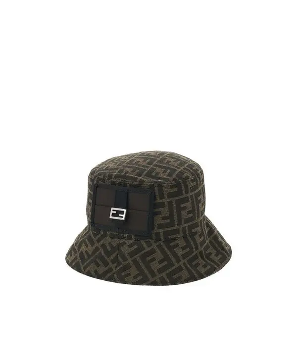 Fendi Monogrammed Bucket Hat