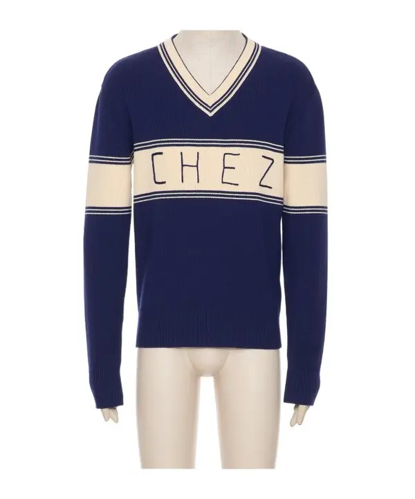 Valentino Garavani V-neck Jumper With Chez Jacquard Pattern