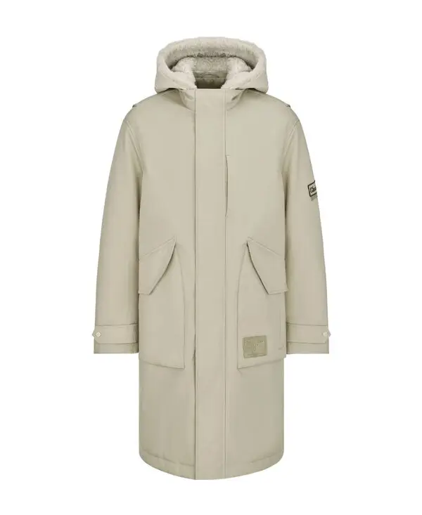 Dior Hooded Parka With Removable Sheepskin Hood