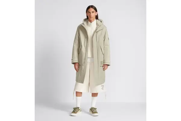 Dior Hooded Parka With Removable Sheepskin Hood