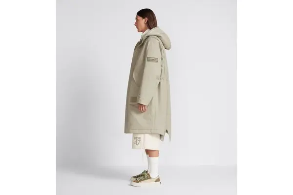 Dior Hooded Parka With Removable Sheepskin Hood