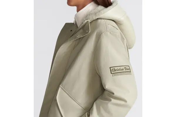 Dior Hooded Parka With Removable Sheepskin Hood