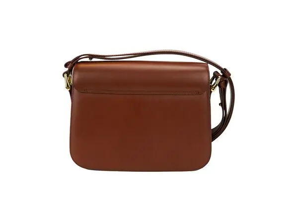 A.p.c. Grace Foldover Shoulder Bag - Brown