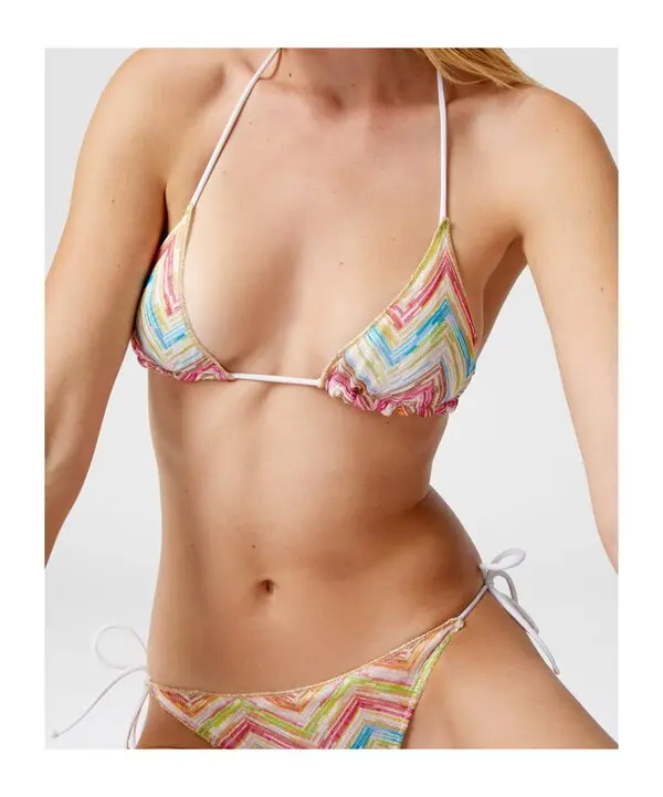 Missoni Zigzag-knit Bikini Set - Multi-color