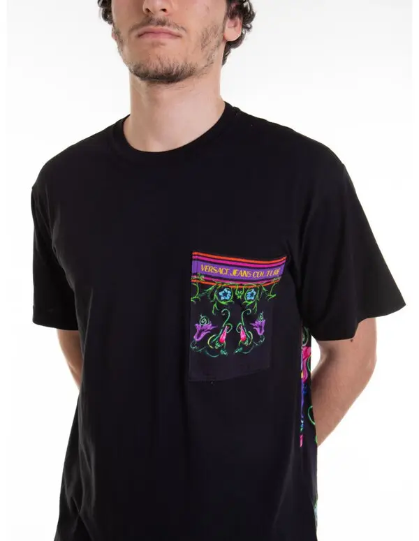 Versace T-shirt With Round Neck And Short Sleeves
