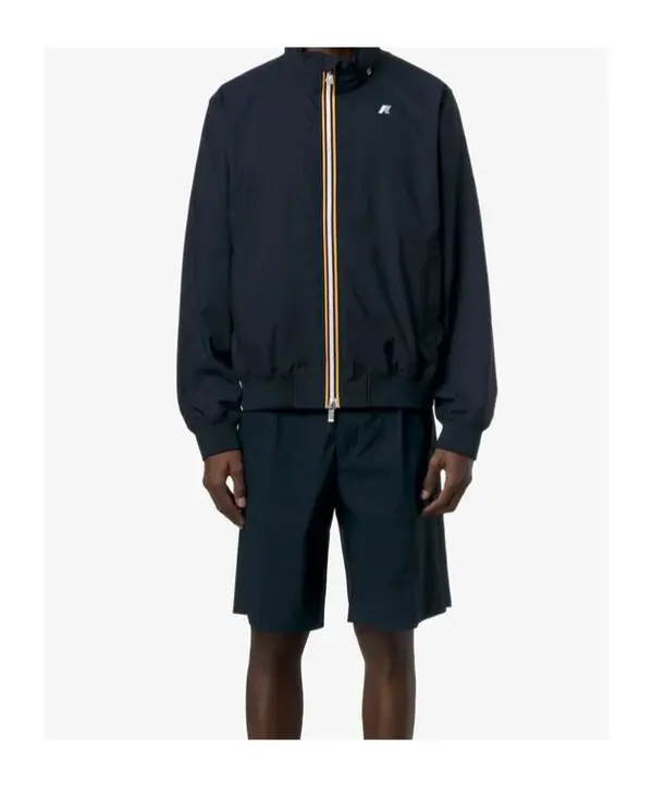 K-WAY Arsene Stretch Dot Jacket - Blue Depth