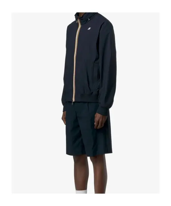 K-WAY Arsene Stretch Dot Jacket - Blue Depth