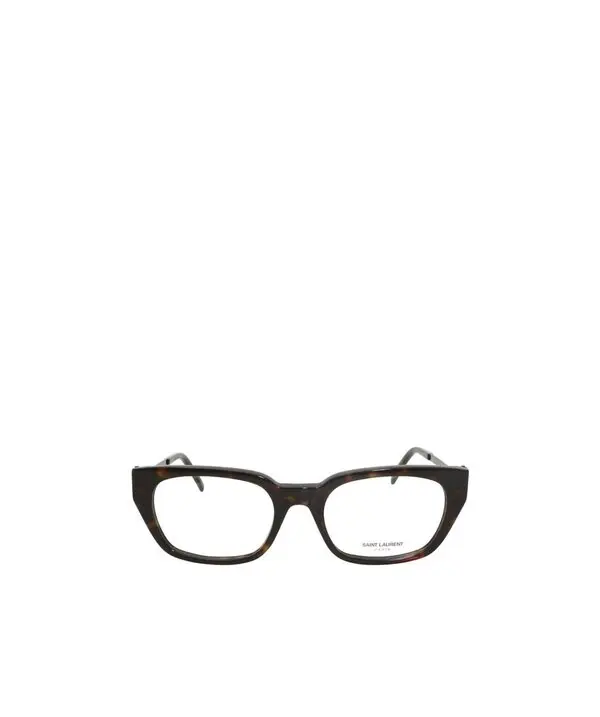 Saint Laurent Logo Eyeglasses - Black