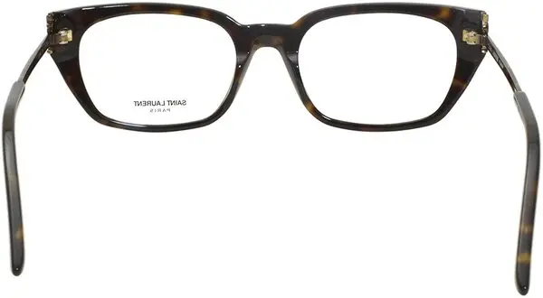 Saint Laurent Logo Eyeglasses - Black