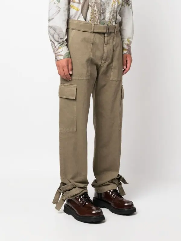 Dries Van Noten Belted Cargo Pants