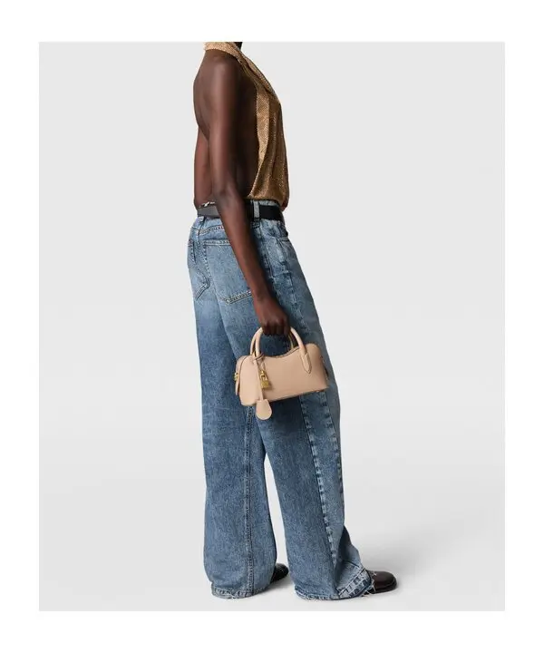 Stella McCartney Two-tone Wash Slouchy Straight Leg Jeans - Blue