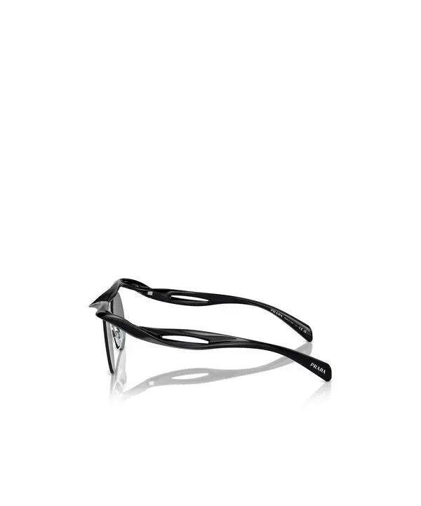Prada Round Frame Sunglasses - Black