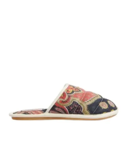 Valentino Garavani All-over Patterned Slip-on Slides - Multicolor/ivory