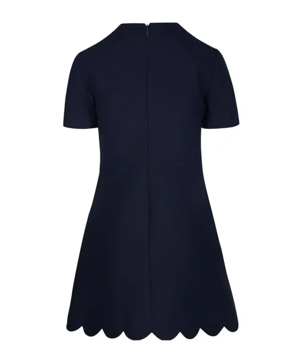Valentino Garavani Button Detailed Mini Dress