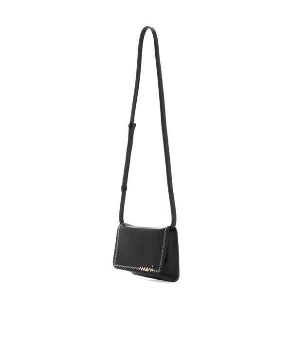 Marni Logo Embroidered Strap Mini Bag