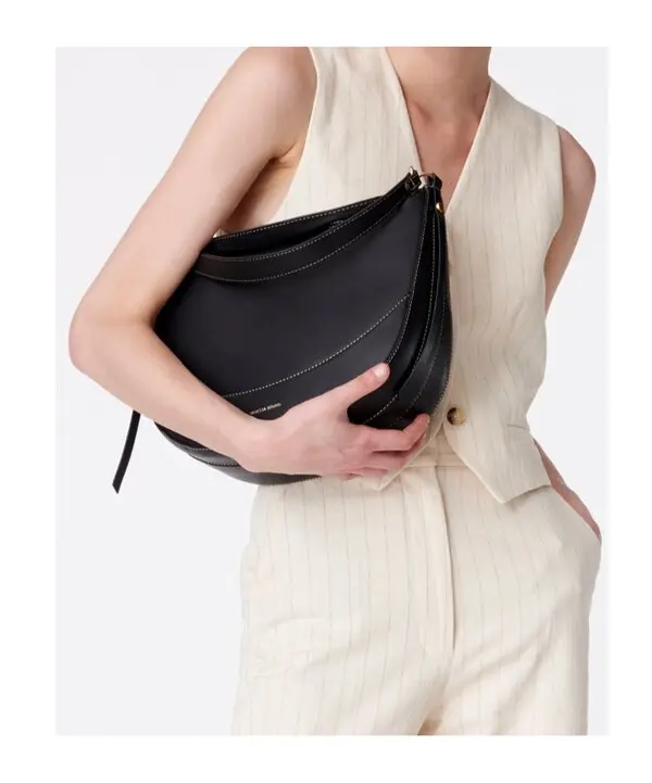 Vanessa Bruno Large Curved Shoulder Bag