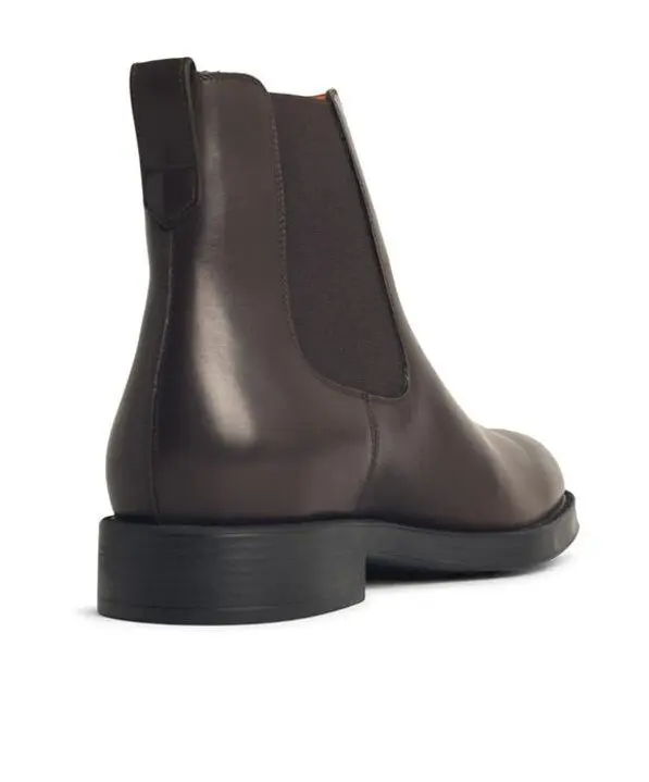 TOD'S Round Toe Chelsea Boots - Brown