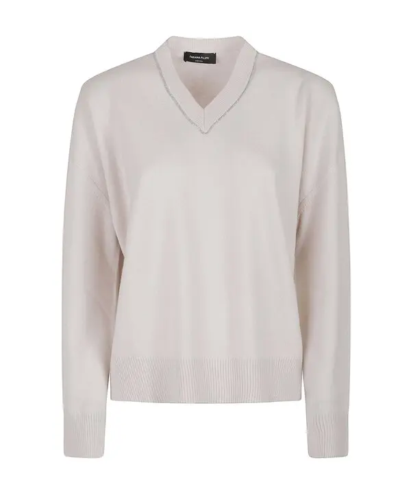 Fabiana Filippi V-neck Knitted Jumper