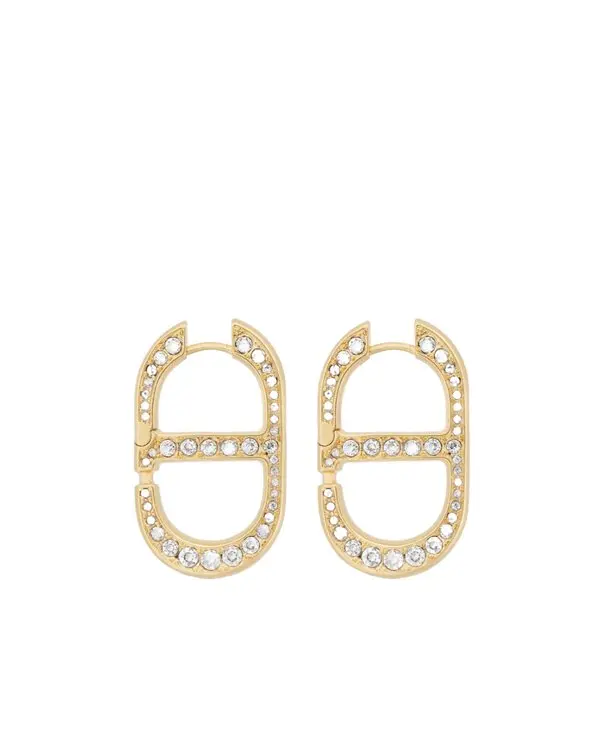 Dior 30 Montaigne Hoop Earrings - Yellow