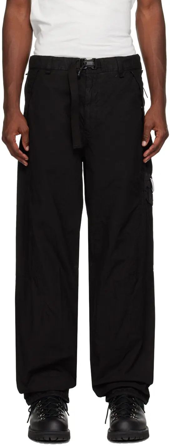 C.P. COMPANY Belted Straight Leg Pants