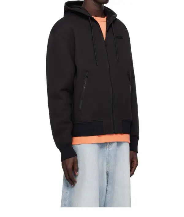 Mackage Long Sleeve Hooded Sweatshirt - Black