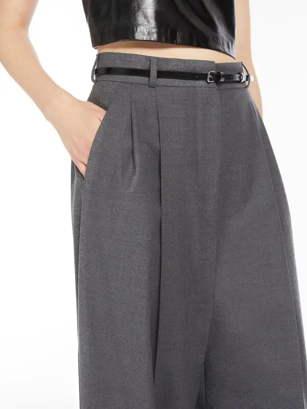 Sportmax Belted Wide Leg Pants