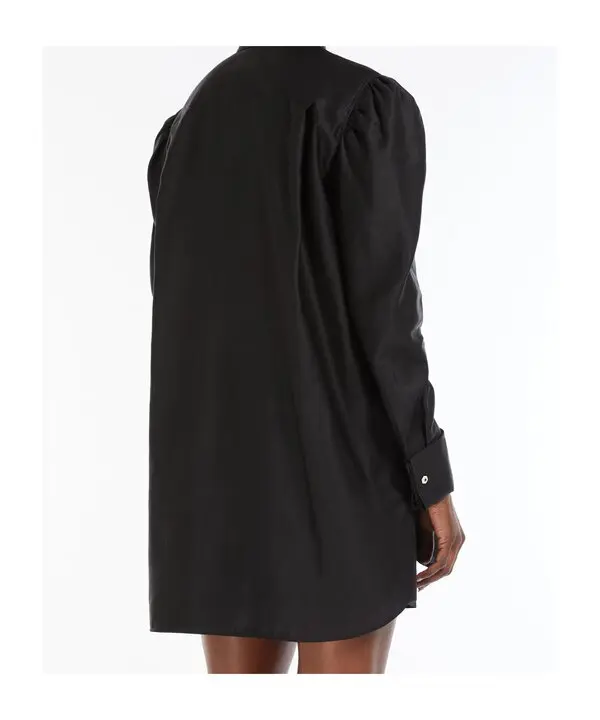 Max Mara Faraday Puff-sleeved Shirt - Black