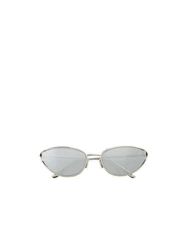 Bottega Veneta Cat Eye Frame Sunglasses - Silver