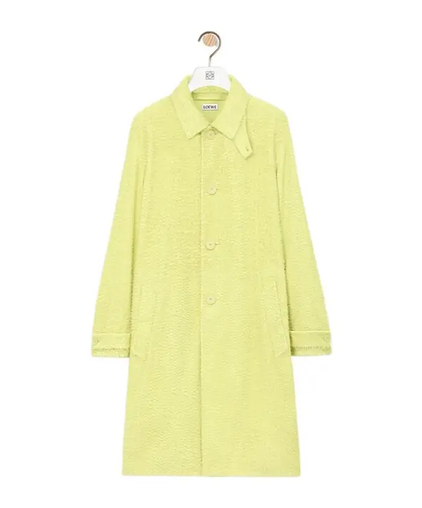 Loewe Long-sleeved Trench Coat - Yellow