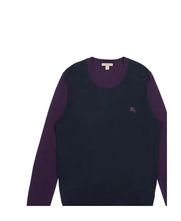 Burberry Round Neck Long Sleeve Pullover