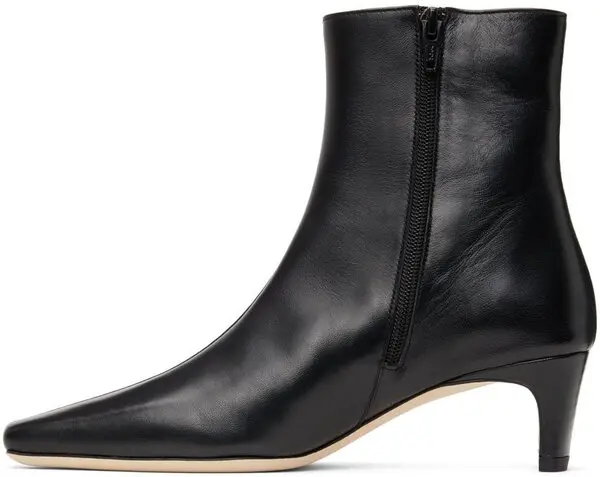 Staud Wally Ankle Boots - Black