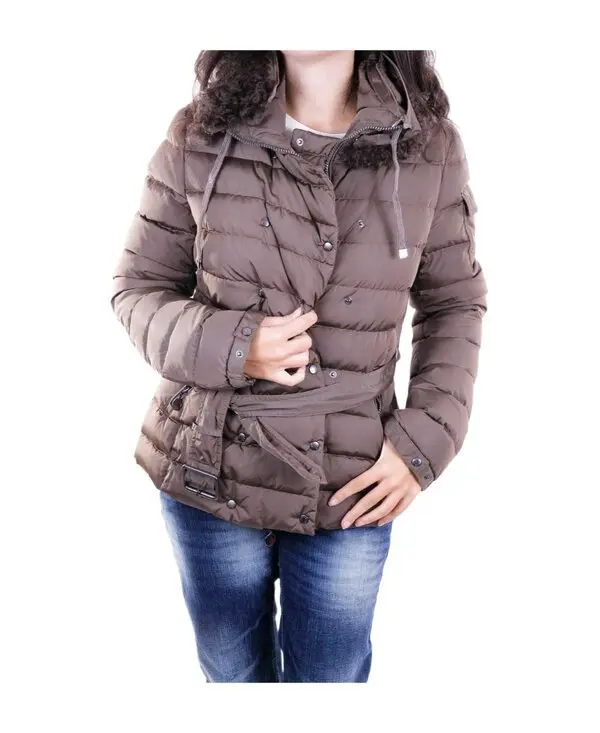 Moncler Agave Down Jacket With Belt
