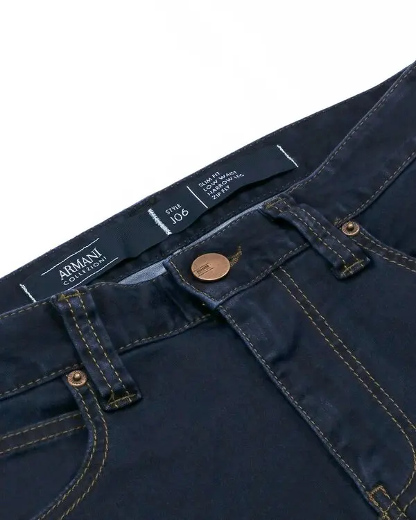 Emporio Armani Logo Jeans - Black