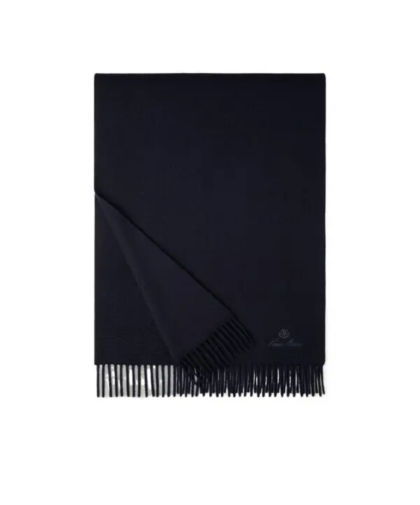 Loro Piana Extra Grande Unita Scarf - Navy