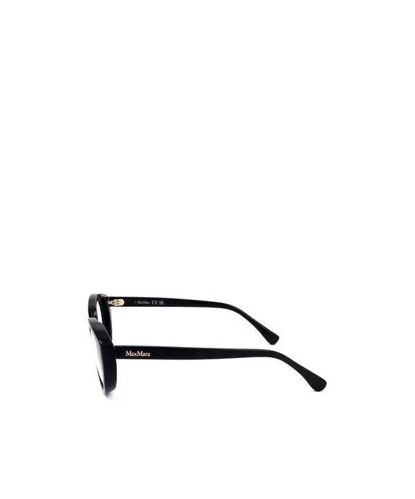 Max Mara Cat Eye Full Rim Eyeglasses - Bright Black