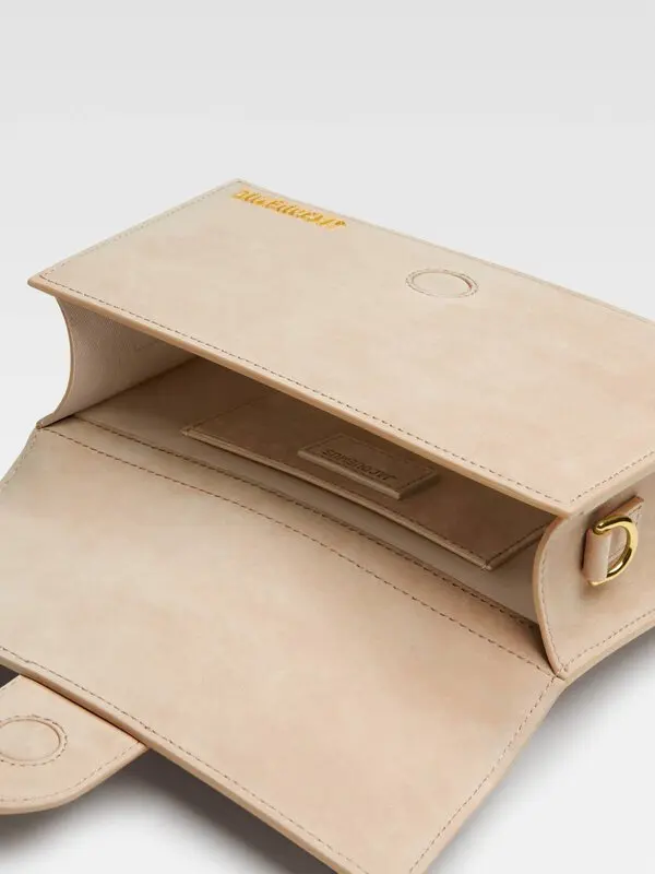 Jacquemus Large Bambino Magnetic Closure Crossbody Bag - Nude