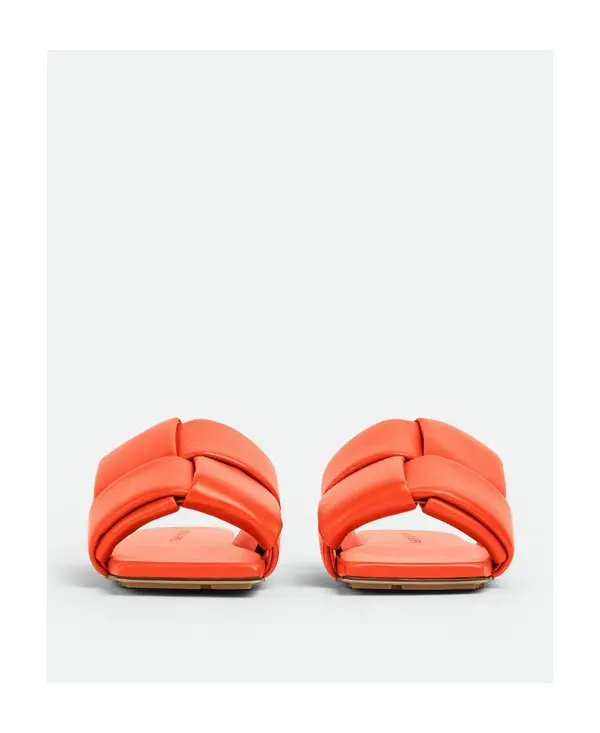 Bottega Veneta Padded Flat Slippers - Orange