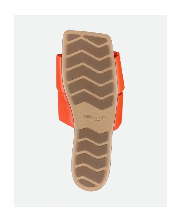 Bottega Veneta Padded Flat Slippers - Orange