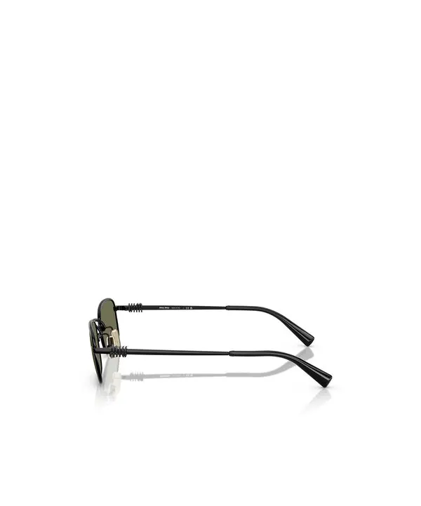 Miu Miu Square Frame Sunglasses - Green