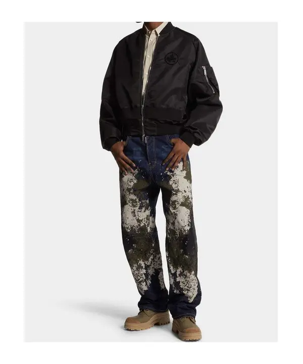 Dsquared2 Logo Printed Long-sleeved Shirt - Stone