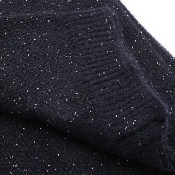 Fabiana Filippi Sequin Embellished Knitted Scarf