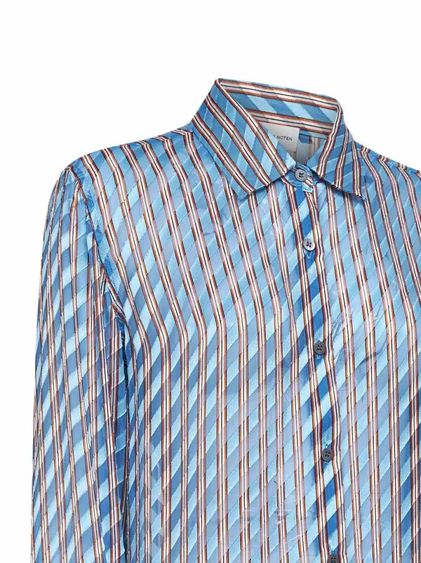 Dries Van Noten Striped Shirt - Blue