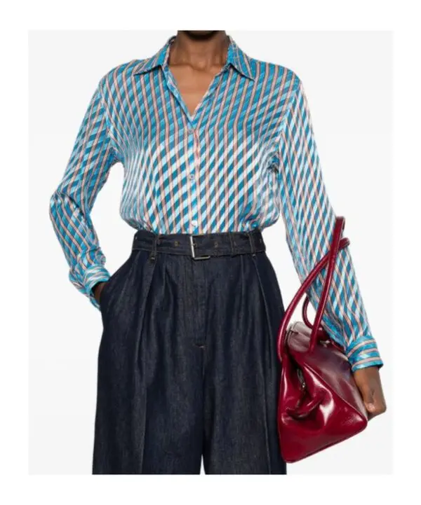 Dries Van Noten Striped Shirt - Blue